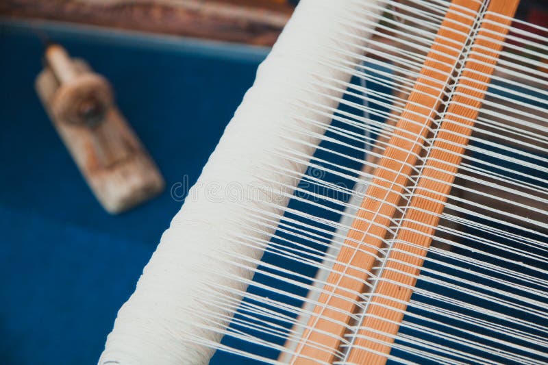 Weaving Loom stock photo. Image of pioneer, homemade - 54241900