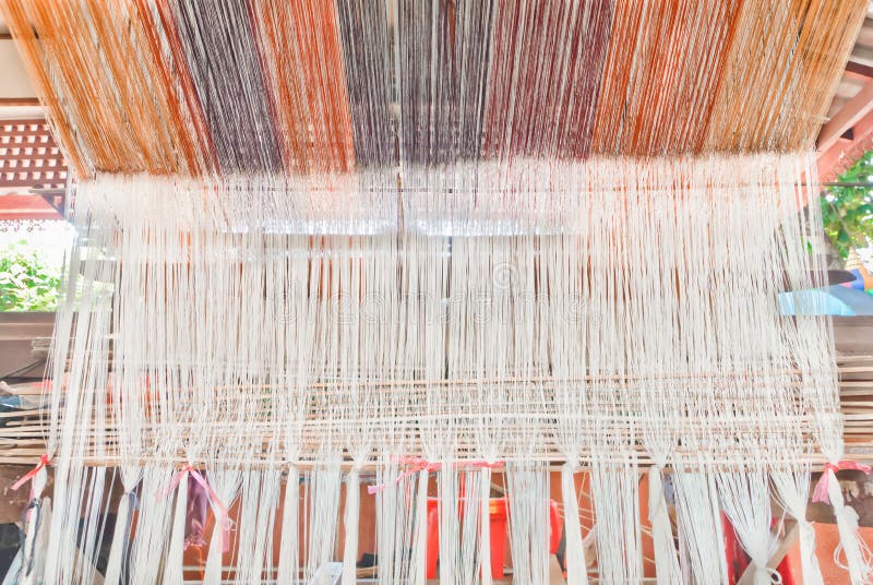 Weaving machine stock image. Image of fabric, culture - 229241655