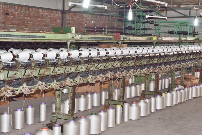 Weaving machine stock image. Image of warping, industrial - 99329183