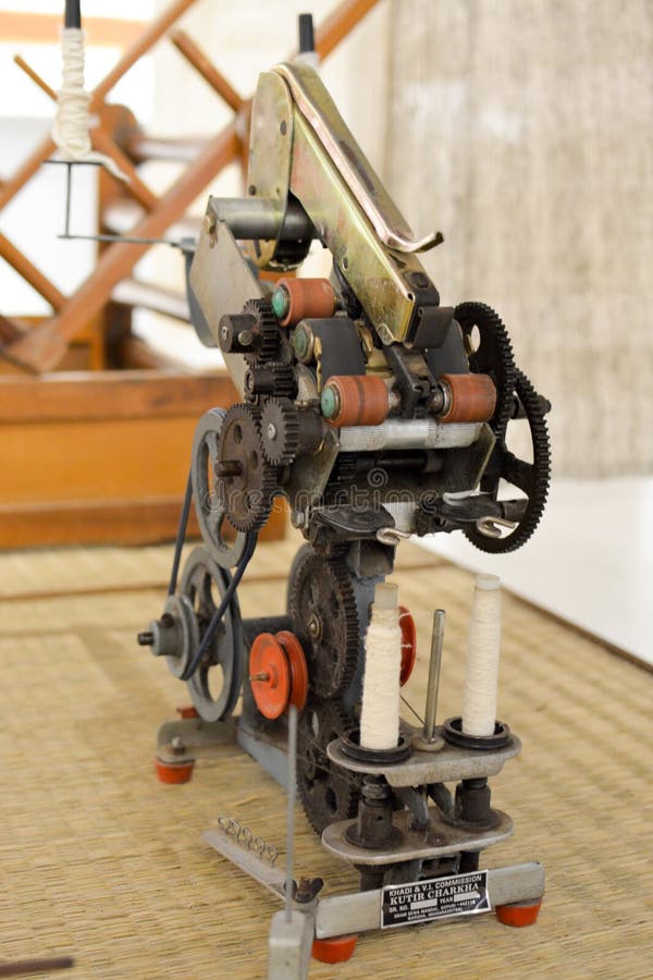 Weaving Machine stock image. Image of museum, machine - 100096389