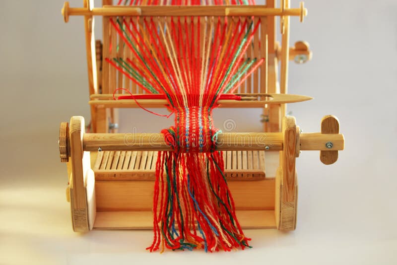Weaving Mini Machine for Making Belts with Patterns. Folk Art, Handmade ...