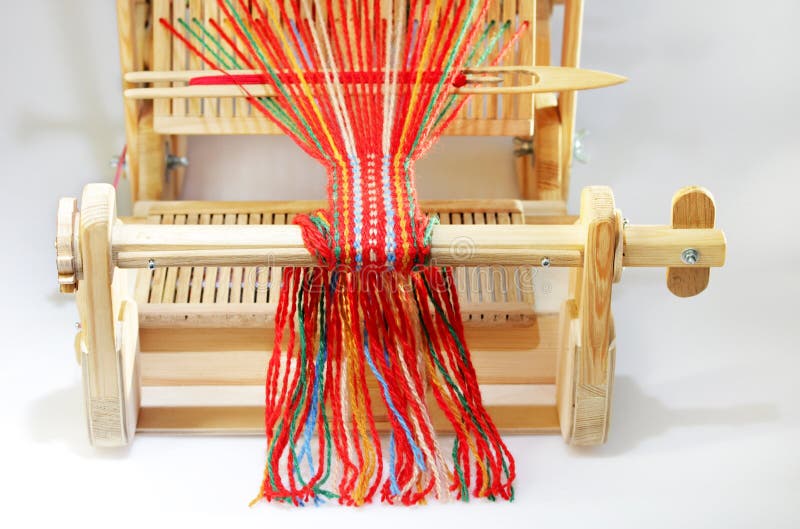 Weaving Mini Machine for Making Belts with Patterns. Folk Art, Handmade ...