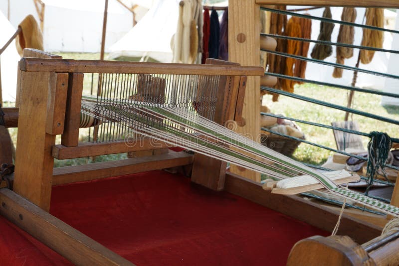 Weaving is One of the Oldest Techniques of Fabric Making Stock Photo ...