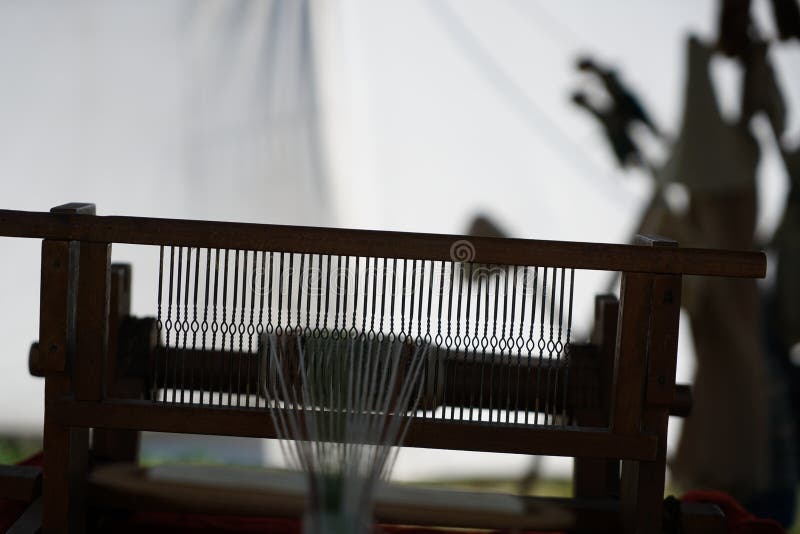 Weaving is One of the Oldest Techniques of Fabric Making Stock Image ...