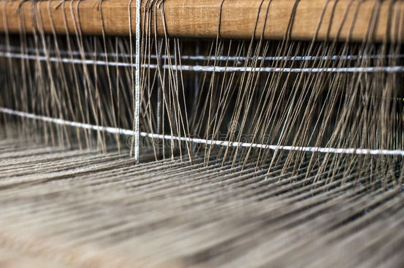 Weaving process stock image. Image of manufacturing, color - 79058765
