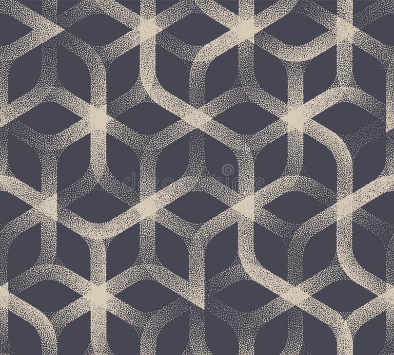 Intricate Hexagonal Structure Continuous Dotted Texture Stock ...
