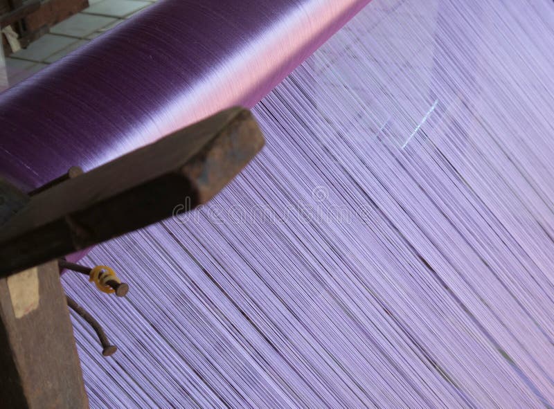 Weaving Thread for the Textile Industry Stock Image - Image of spinning ...