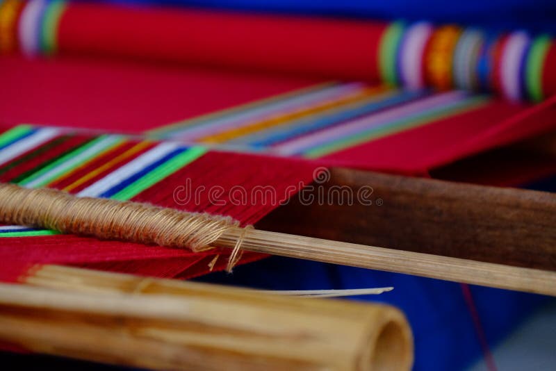 Weaving threads stock photo. Image of weaving, closeup - 87171966