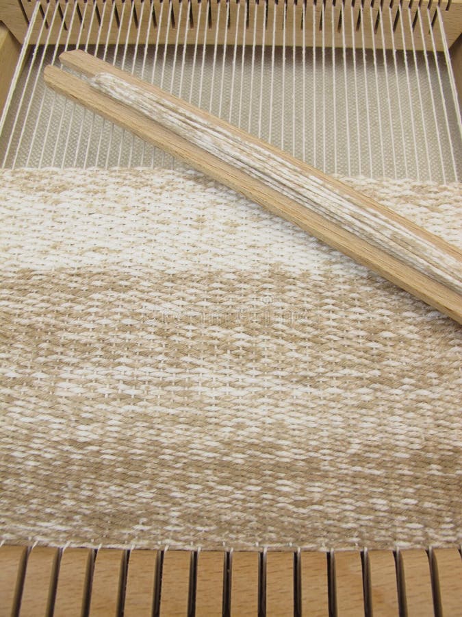 Weaving with weaving frame stock photo. Image of frame - 63671162