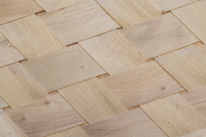 Weaving Wood Veneer Sample. Wattled Basket Pattern As Background Stock ...