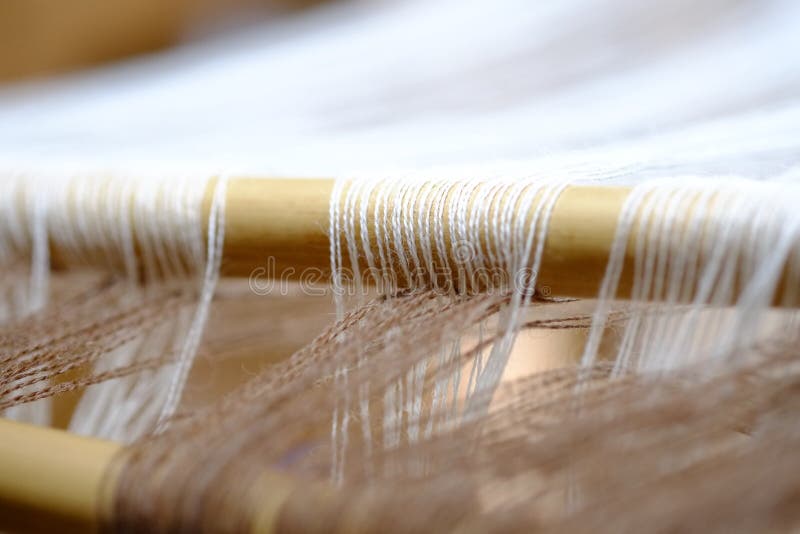 Weaving work. stock image. Image of warp, shawl, woven - 87764181