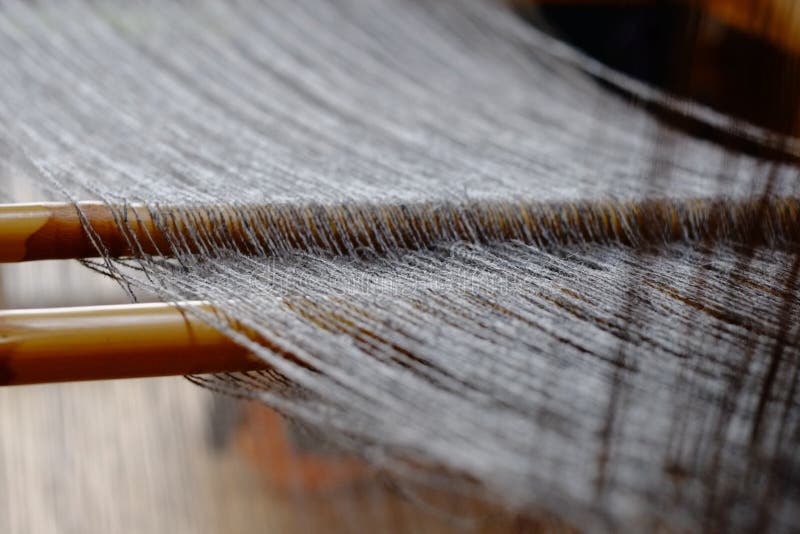 Weaving work. stock photo. Image of work, dyeing, fabric - 87764206