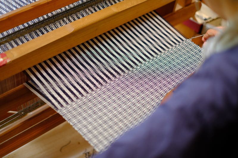 Weaving work. stock photo. Image of hand, stall, workshop - 87764328
