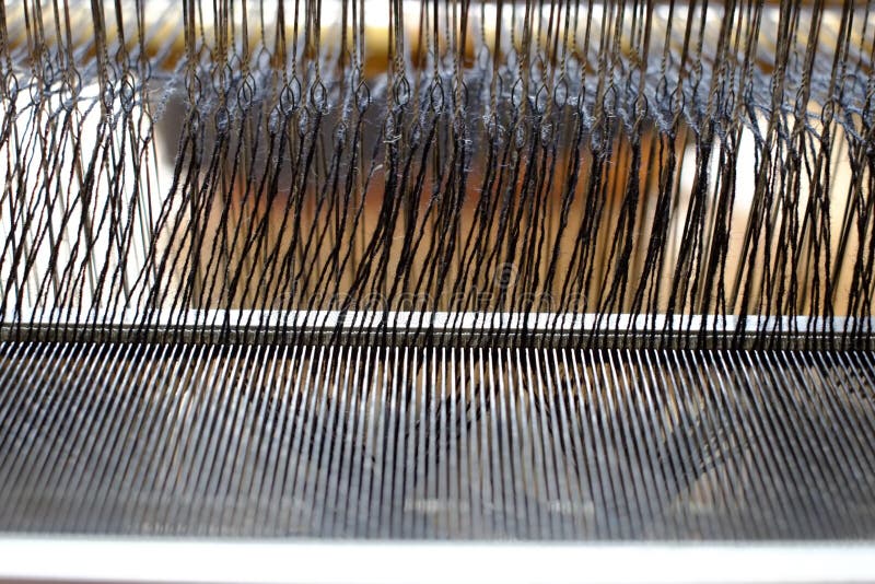Weaving work. stock image. Image of fabric, work, workshop - 87764333
