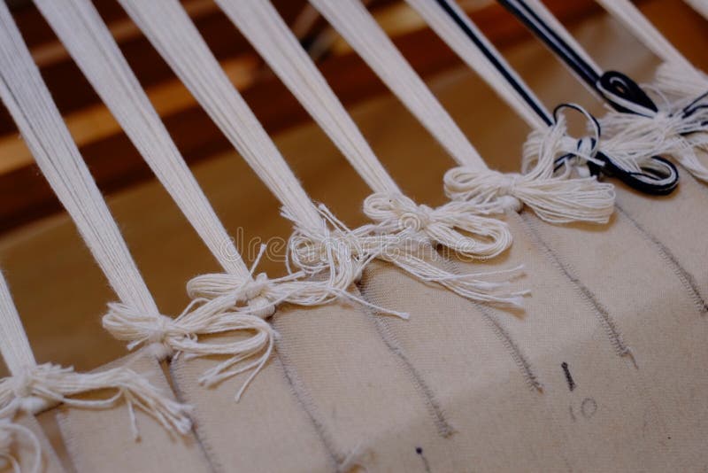Weaving work. stock photo. Image of worknweaving, weft - 87764368