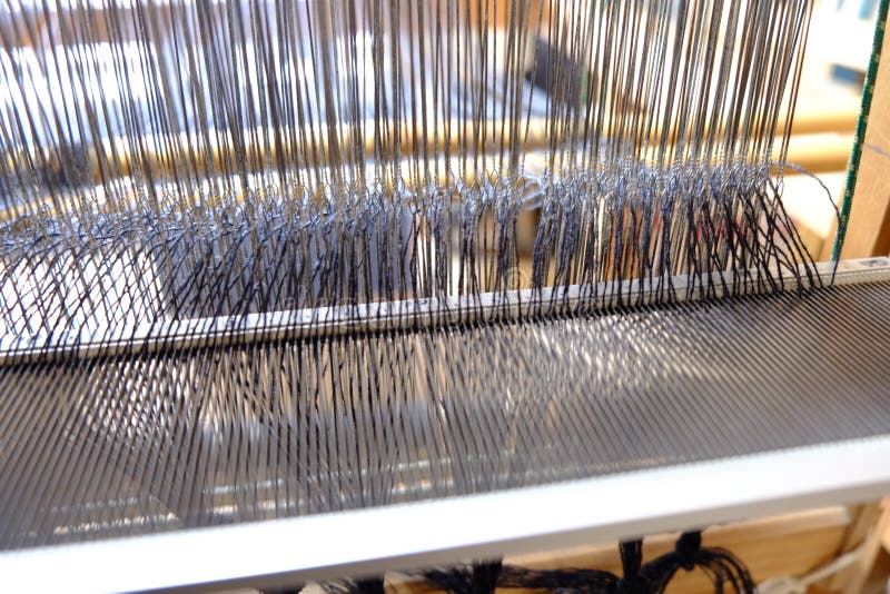 Weaving work. stock photo. Image of workshop, work, stall - 87764418