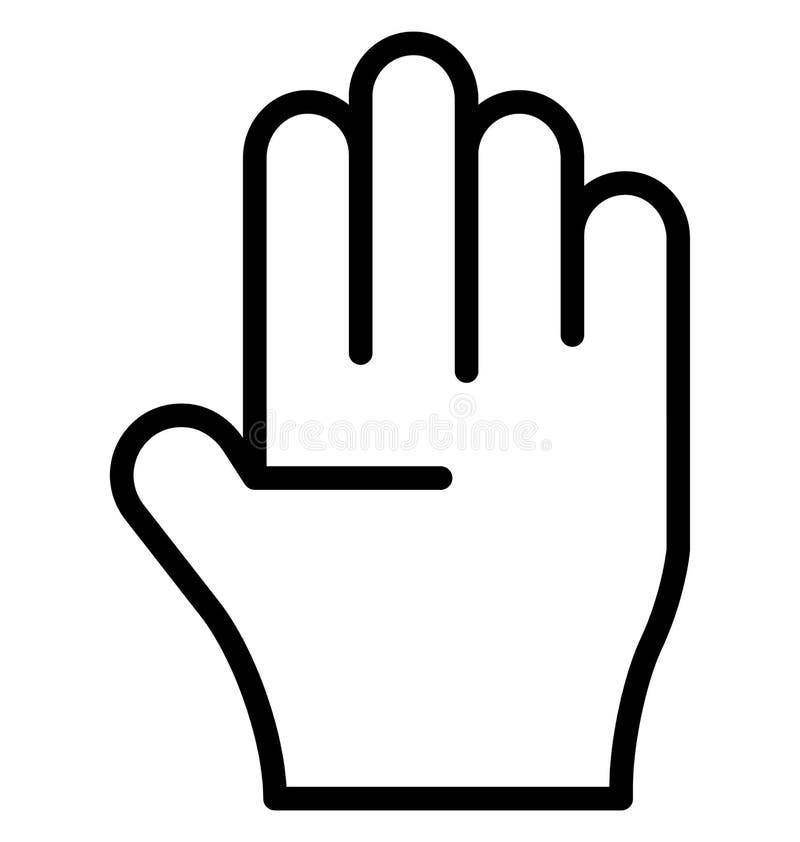 Hand Symbol, Hand Vector that Can Be Easily Modified or Edit Stock ...