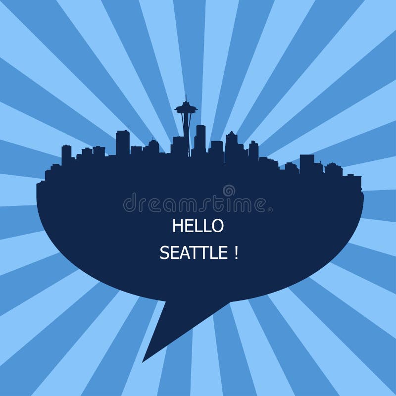 Hello Seattle Stock Illustrations – 11 Hello Seattle Stock ...