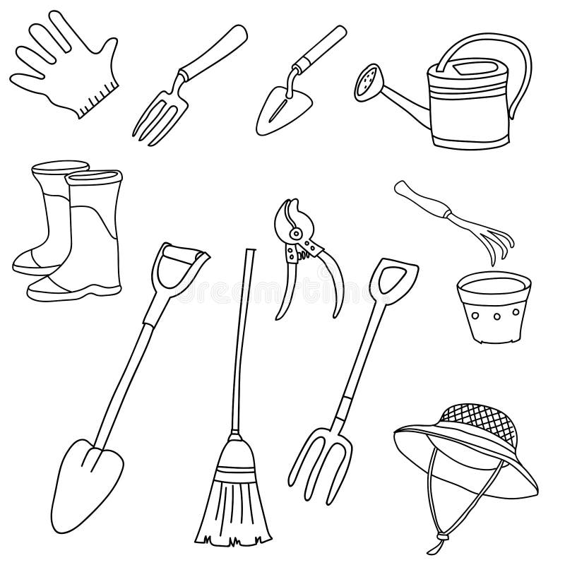 Tools Line Art Stock Illustrations – 11,488 Tools Line Art Stock ...