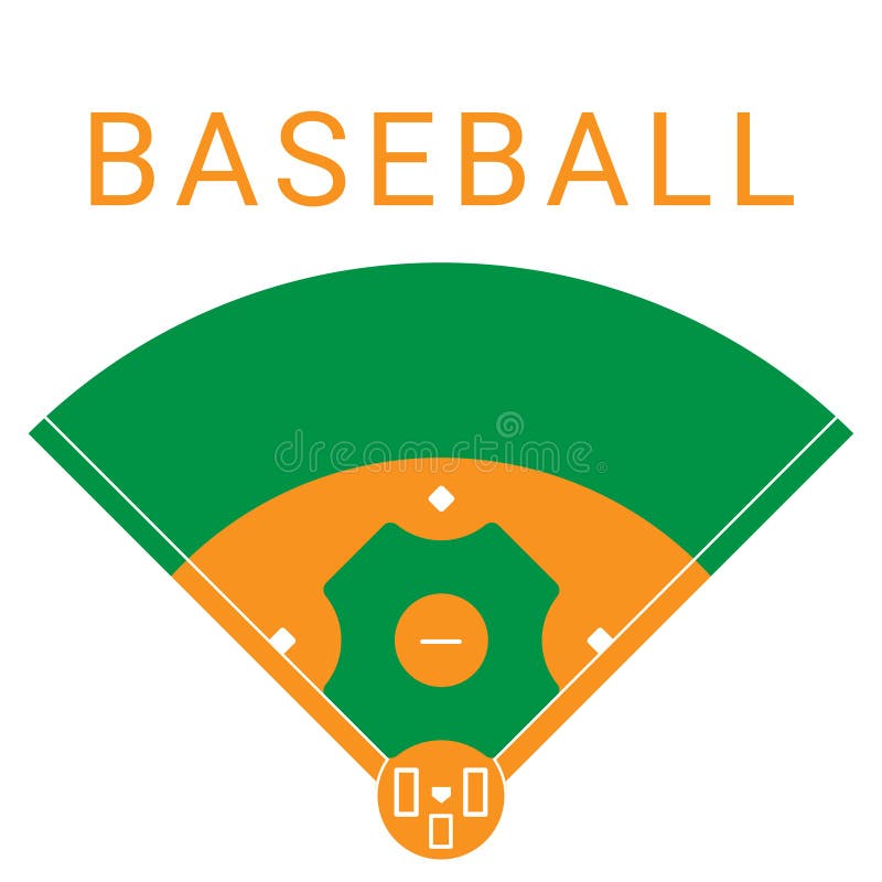Baseball Field Lines Stock Illustrations – 237 Baseball Field Lines ...