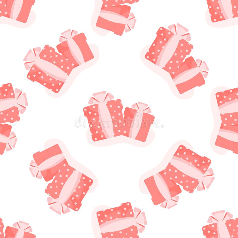 Pattern Boxes Made of Paper Stock Illustration - Illustration of ...