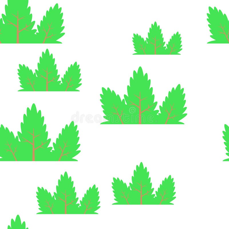 Wrapping Leaves Pattern. Seamless Vector Tropical Leaves Plant Bush ...