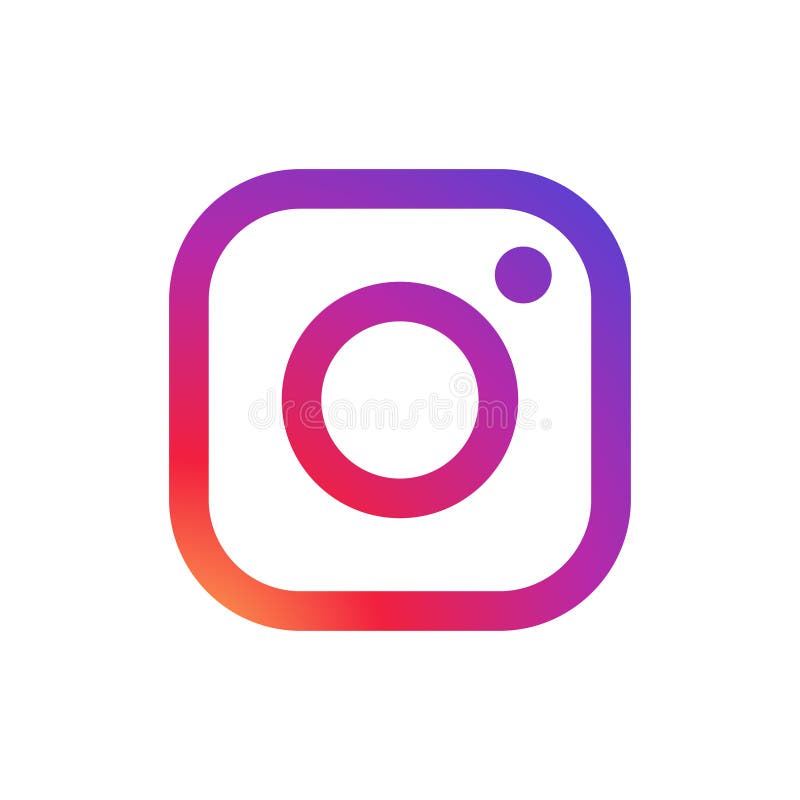 Instagram Logo Editorial Vector Illustration Editorial Photography ...