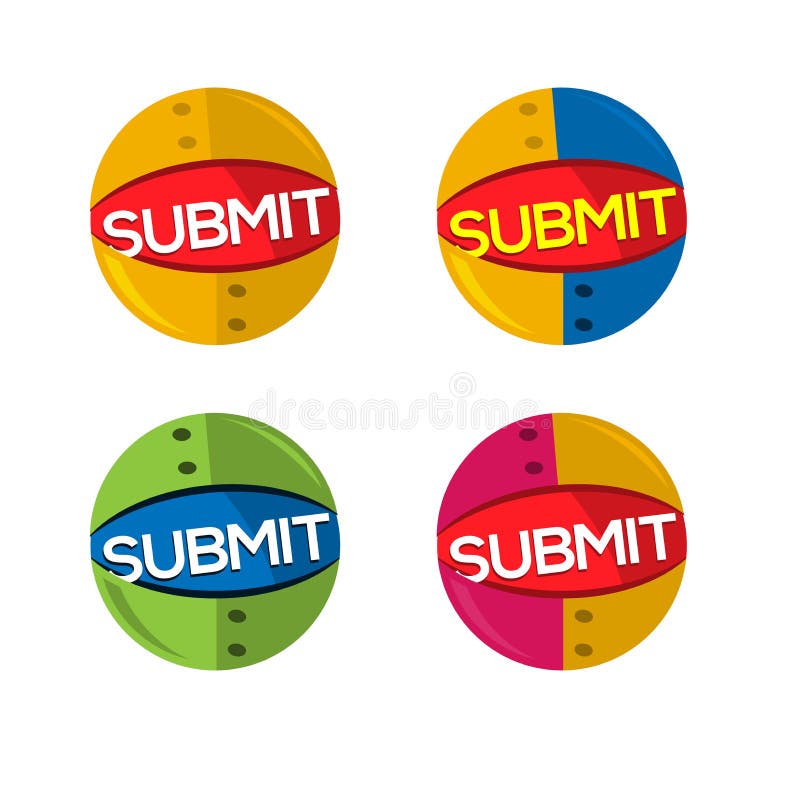 Web Submit icon. set icon stock vector. Illustration of sale - 136962167
