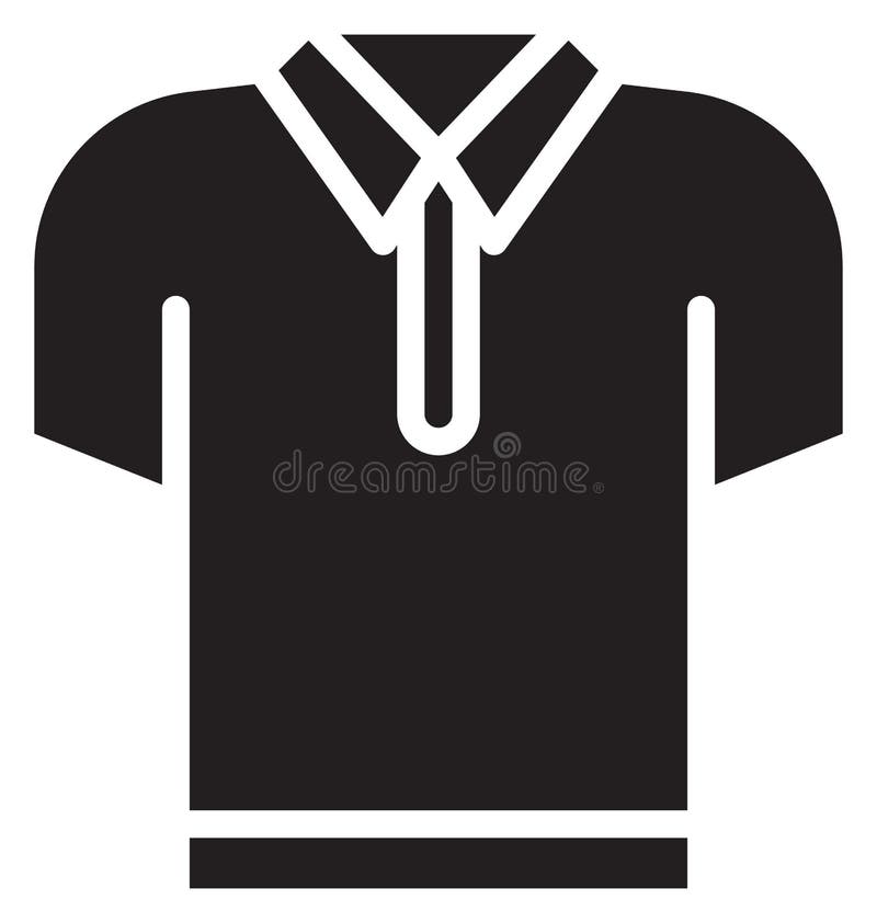 Crew Neck Shirts Isolated Vector Icon that Can Be Easily Modified or ...