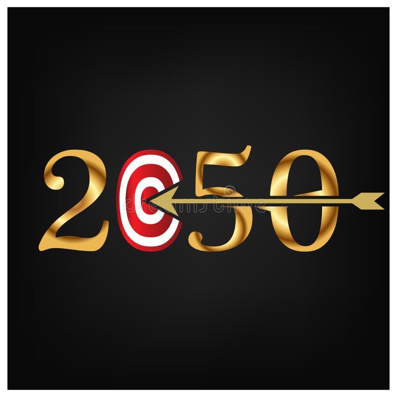 2050 Calendar Template with Weeks Start on Monday Stock Illustration ...