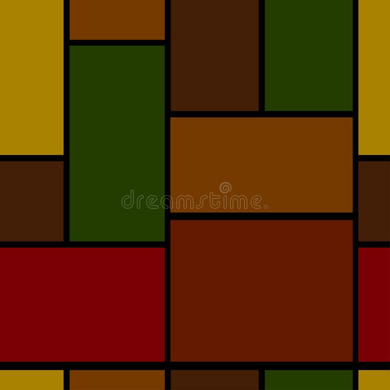 Seamless Geometric Background with Rectangles Stock Illustration ...