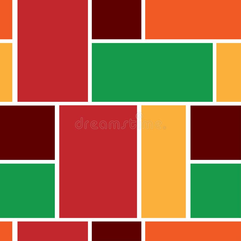 Seamless Geometric Background with Rectangles on White Stock ...