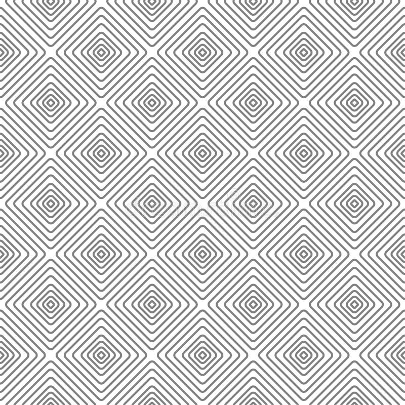 Seamless Light Gray Rhombus Geometric Vector Pattern Stock Illustration ...