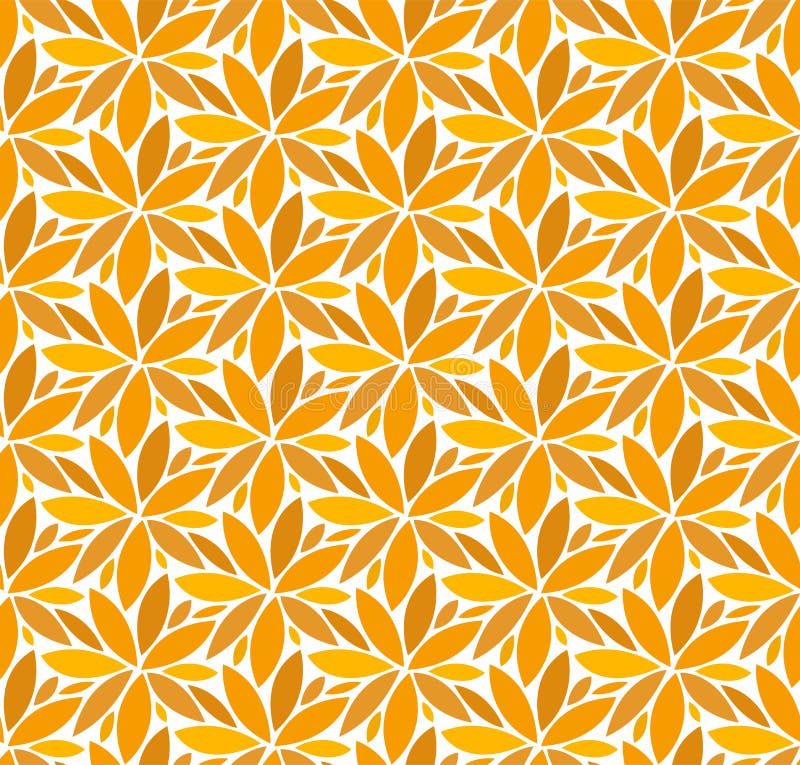 Vector Leaves Seamless Pattern. Abstract Grid Background. Geometric ...