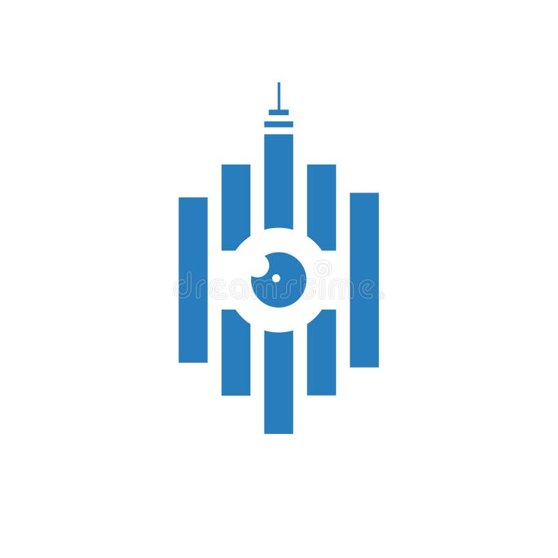 City Vision, City Eyes Abstract Real Estate Logo Stock Vector ...