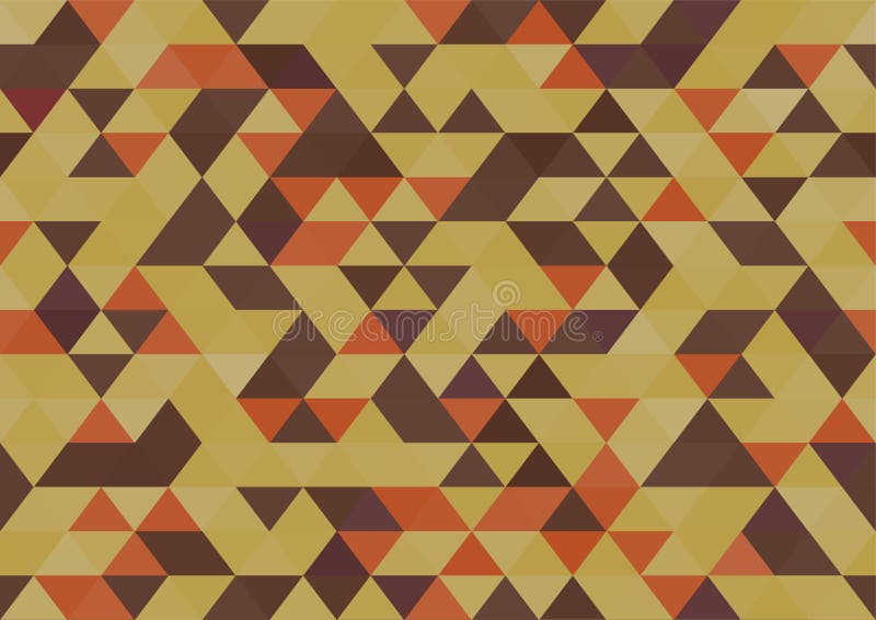 Vector Seamless Pattern with Mosaic Triangles. Stock Vector ...