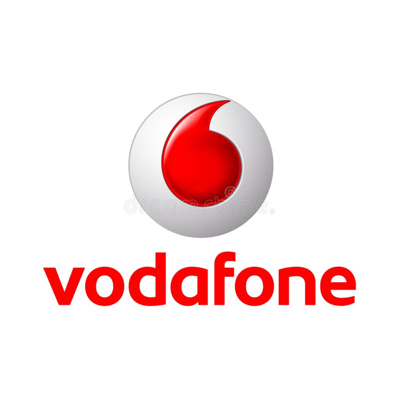Vodafone Logo Vector Illustration Editorial Photography - Illustration ...