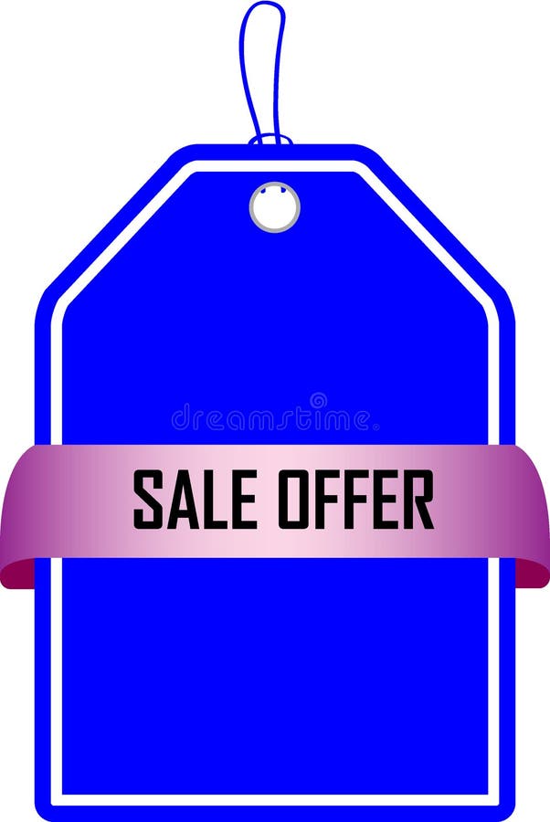 Sale Offers Round Shape Colorful Design Banner Stock Illustration ...