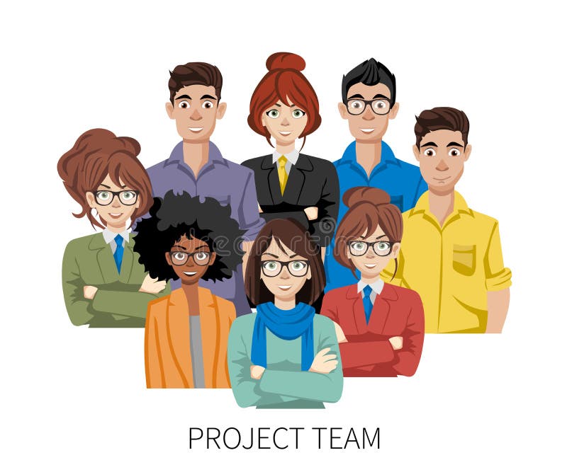 Project Team Avatars. Teamwork and Brainstorming Concept. Join Our Team ...