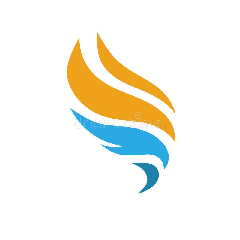 Creative Abstract Wing Color Illustration, Stock Vector - Illustration ...