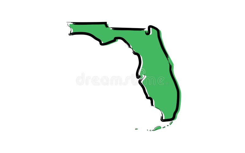 Florida Map Cartoon Stock Illustrations – 527 Florida Map Cartoon Stock ...