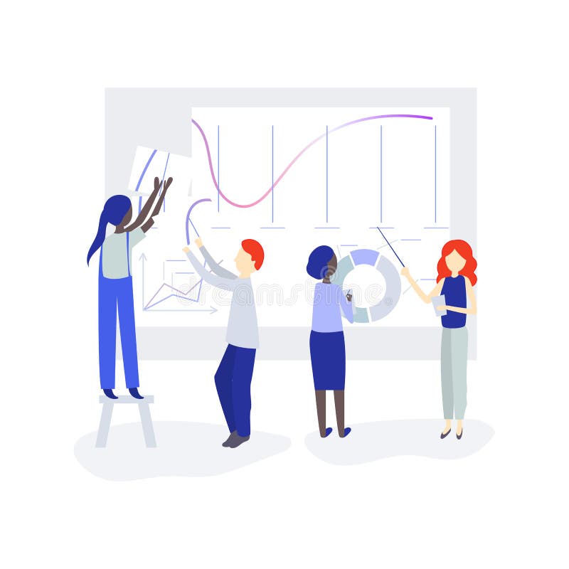 People Work Together As a Team. Person Teaching or Training New ...