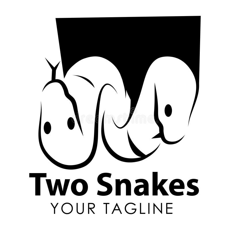 Black Python Logo Template. Black Phyton Monogram Stock Vector ...