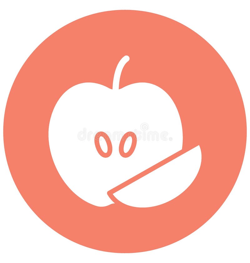 Apple Isolated Vector Icon Which Can Easily Modify or Edit Stock Vector ...