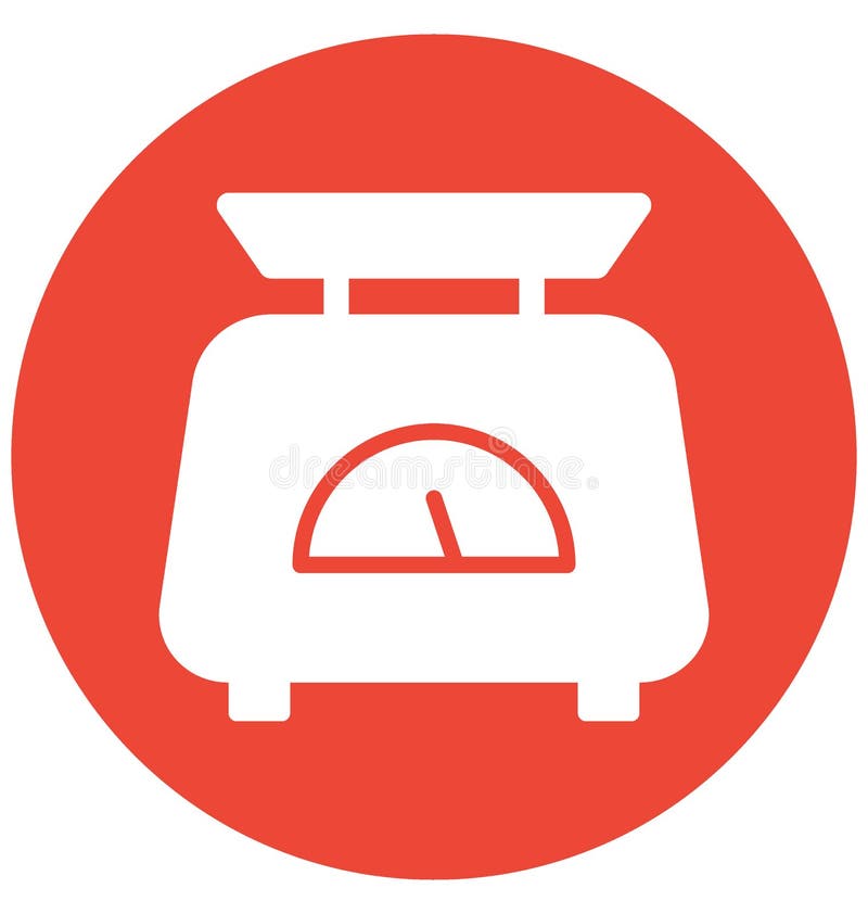 Electronic Scale Isolated Vector Icon Which Can Easily Modify or Edit ...