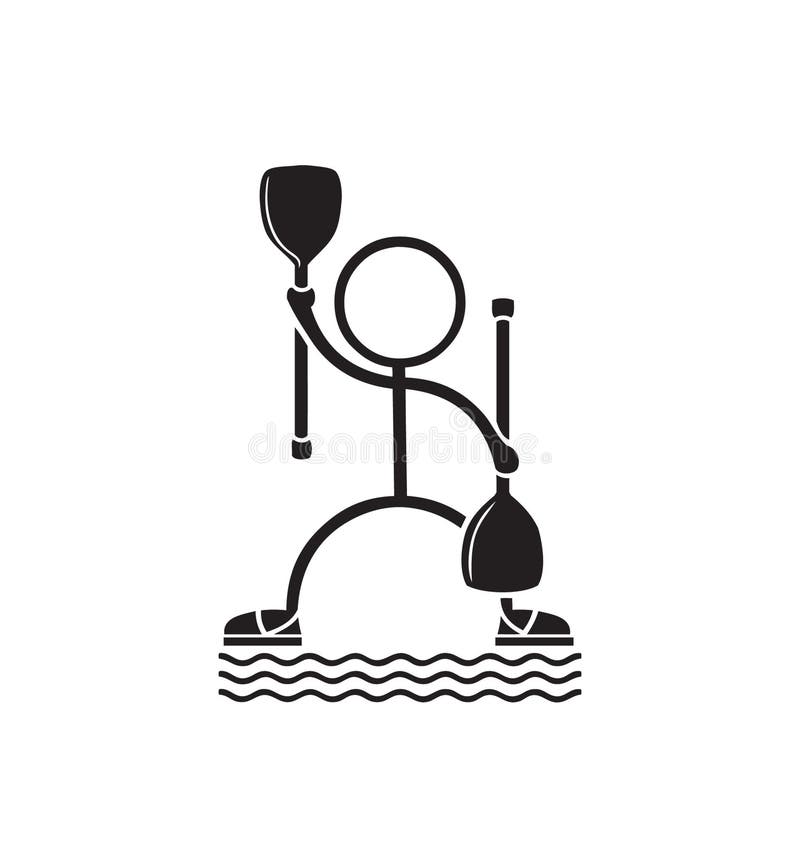 Stick Man Rowing Stock Illustrations – 34 Stick Man Rowing Stock ...