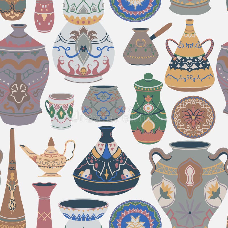 Arabic Pottery Traditional Stock Illustrations – 1,378 Arabic Pottery ...