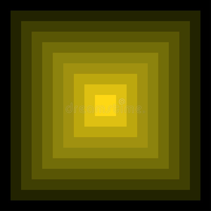 Color Pyramid of Squares. Yellow Green Square Background Stock ...