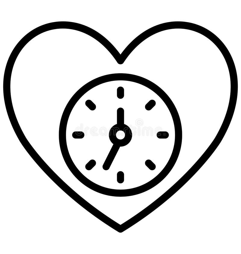 Clock Isolated Vector Icon Which Can Easily Modify or Edit Stock Vector ...