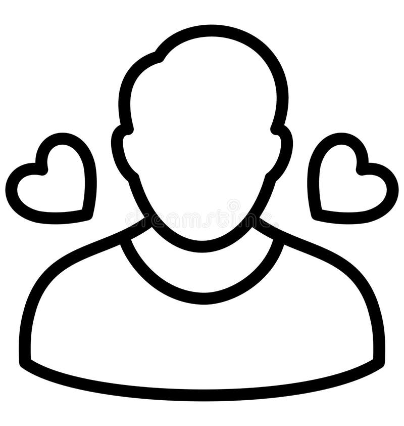 Feeling Loved Isolated Vector Icon Which Can Easily Modify or Edit ...